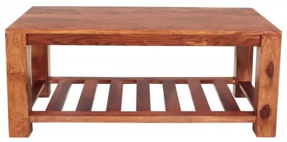 Indický nábytek - Konferenční stolek Rami 110x45x60 z indického masivu palisandr Natural
