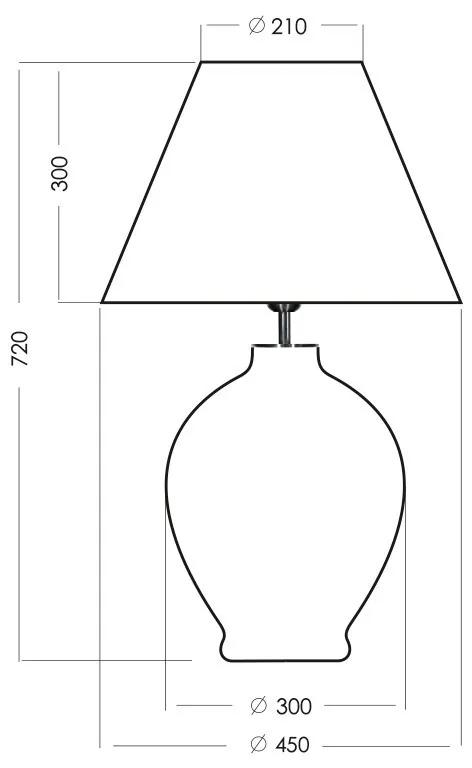 4concepts Designová stolní lampa CAPRI