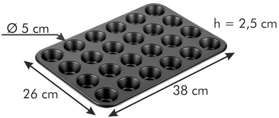 TESCOMA forma 24 mini muffinů DELÍCIA 38 x 26 cm