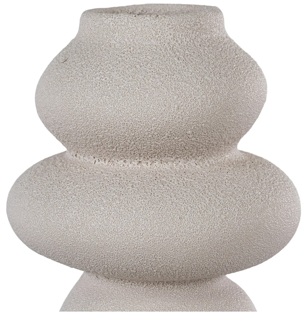 House Nordic Keramická váza SNOWMAN béžová 6913100010