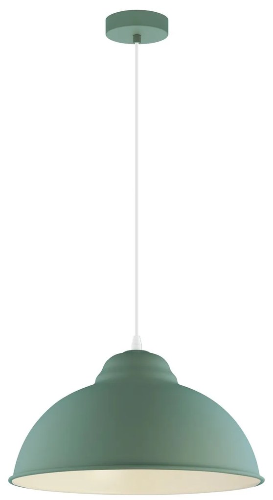 Eglo 49063 TRURO-P - Závěsné svítidlo v pastelově zelené barvě