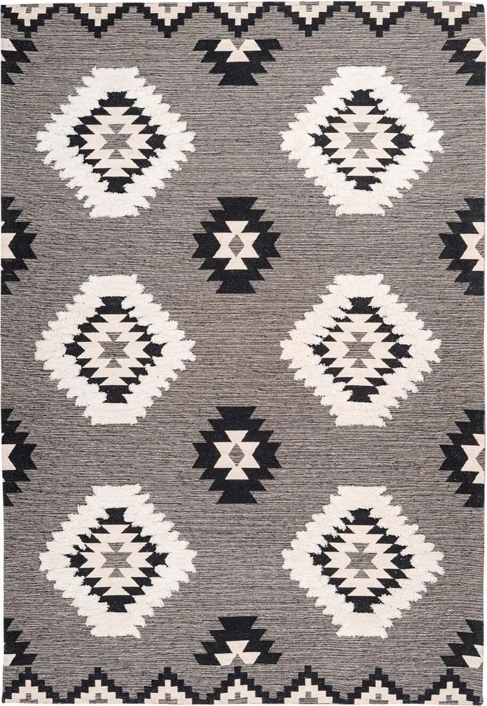 XXXLutz NAPLOCHO TKANÝ KOBEREC, 80/150 cm šedá Kayoom - Online Only koberce & rohožky - 005937090254
