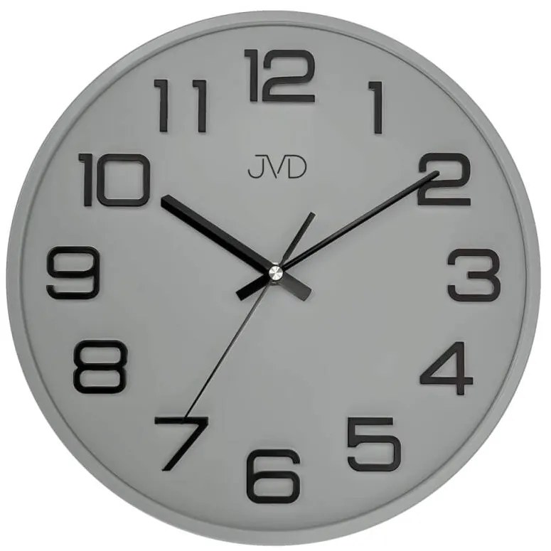 JVD Plastové pastelové nástěnné tiché netikající hodiny JVD HX2472.13