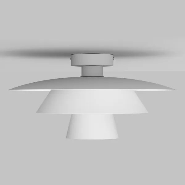 Stropní svítidlo PLATO 1xE27/15W/230V pr. 32 cm bílá