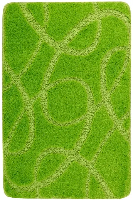 Koupelnový kobereček Kobe Light Green světle zelený, linie