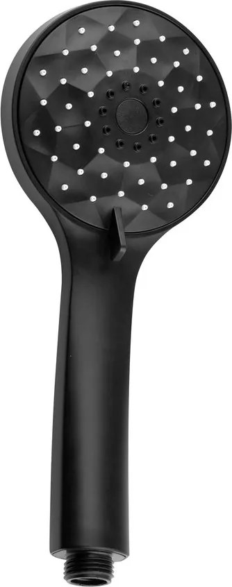 Sapho Sapho, Ruční masážní sprcha, 4 režimy, průměr 101mm, ABS/černá mat, 1204-02B