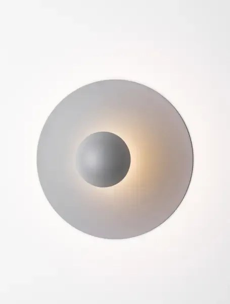 LED bluish šedé nástěnné svítidlo Edem