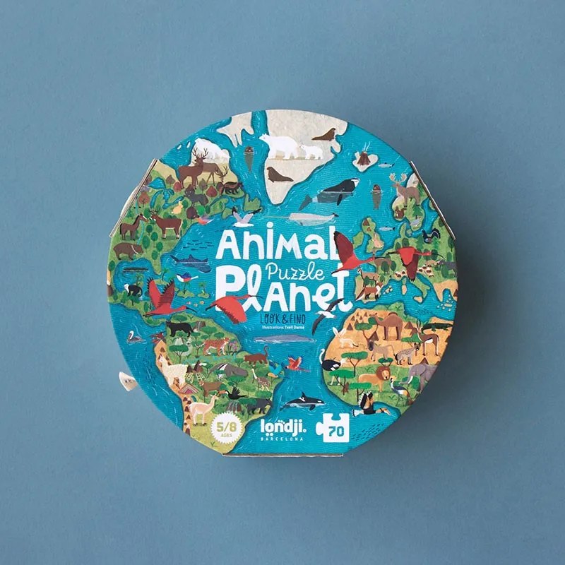 LONDJI Puzzle Planeta zvířat 5+