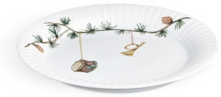 Porcelánový vánoční talíř Kähler Design Hammershoi Christmas Plate, ⌀ 19 cm