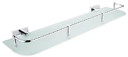 Nimco Keira - Police s ohrádkou, 50 cm, matované sklo/chrom KE 22091AX-50-26