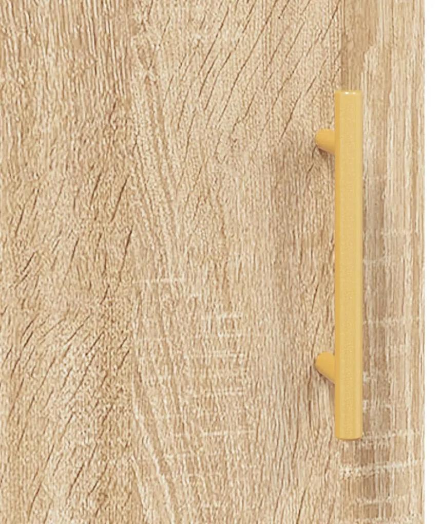 Skříň highboard dub sonoma 69,5 x 34 x 180 cm kompozitní dřevo,  3189944