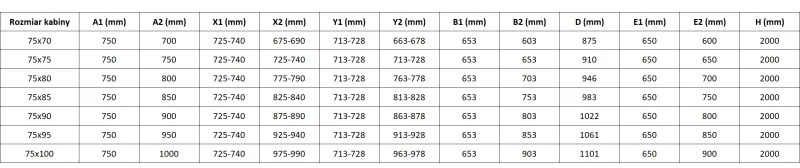 Mexen Mist-B Duo, 2-křídlý ​​výklopný sprchový kout 75 x 75 cm, čiré sklo, měděný matný profil, 8A2-075-075-65-00