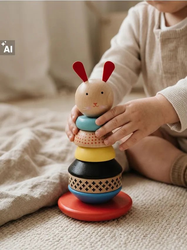Sinsay - Stohovací věž s motivem králíka - vícebarevná