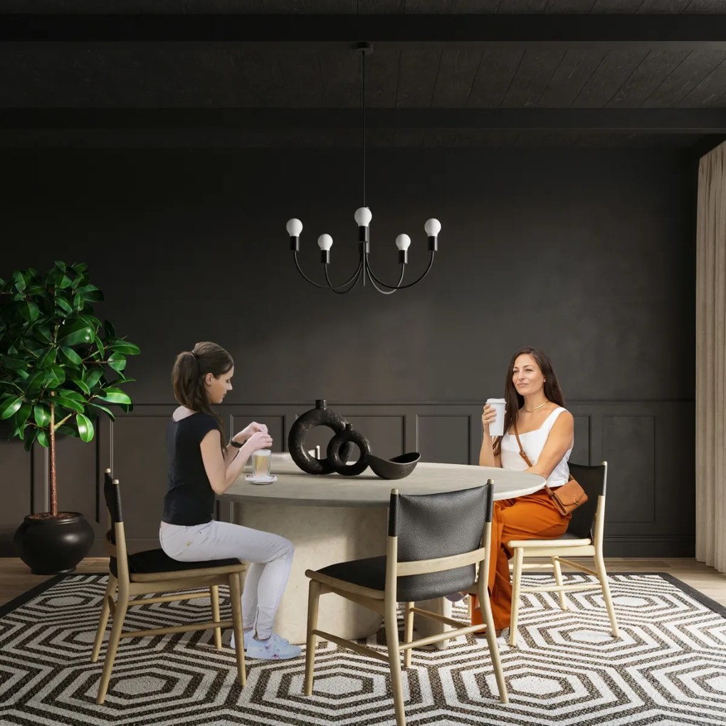 Sollux Lighting Lustr PICCOLO 3 černý