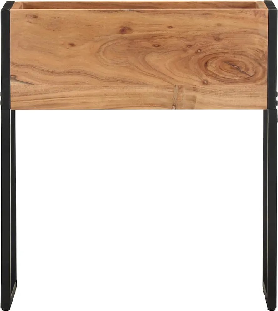 Truhlík 60 x 20 x 68 cm masivní akáciové dřevo 321942