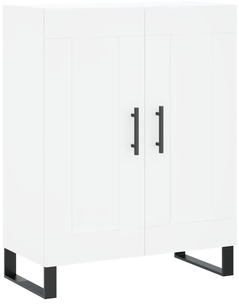 Skříň highboard bílá 69,5 x 34 x 180 cm kompozitní dřevo - Default Title