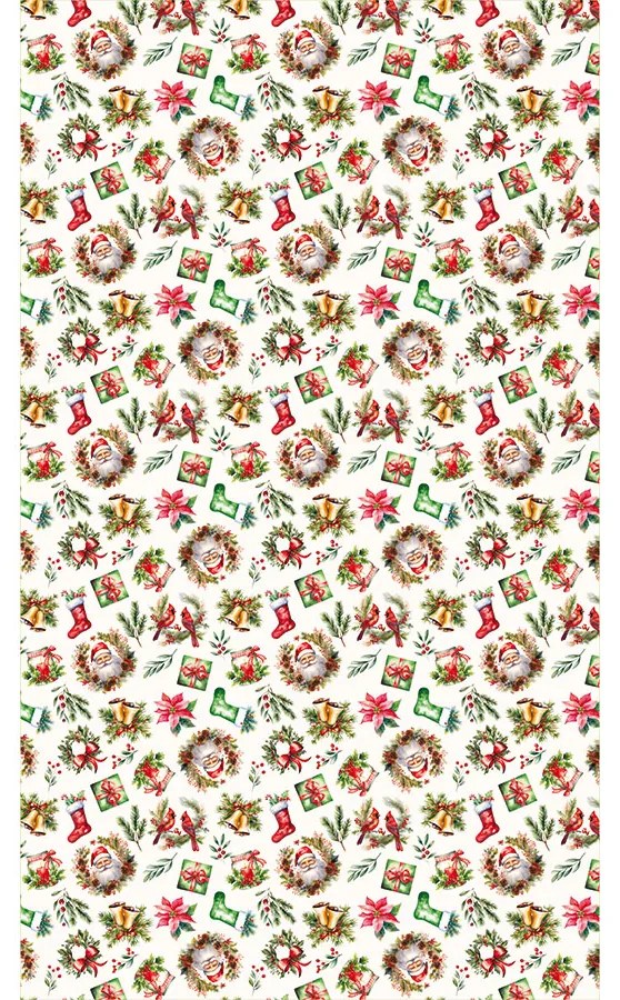 MARKIZETA Vánoční ubrus 140x240 Vánoční mix červený PBN277/KSP/C03/140240/1
