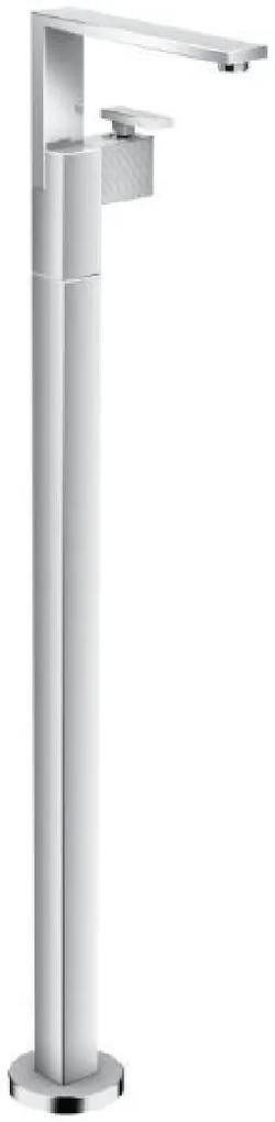 Axor Edge - Umyvadlová baterie na podlahu s výpustí, chrom/diamantový brus 46041000