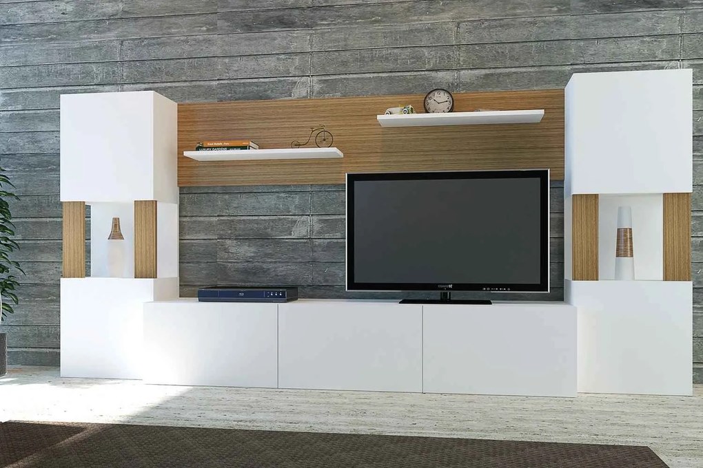 Designová TV sestava Nathifa teak