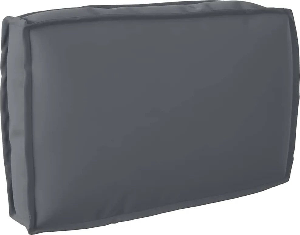 Sada polštářů Oxford látka Antracit 120 x 80 x 52 cm 3402129