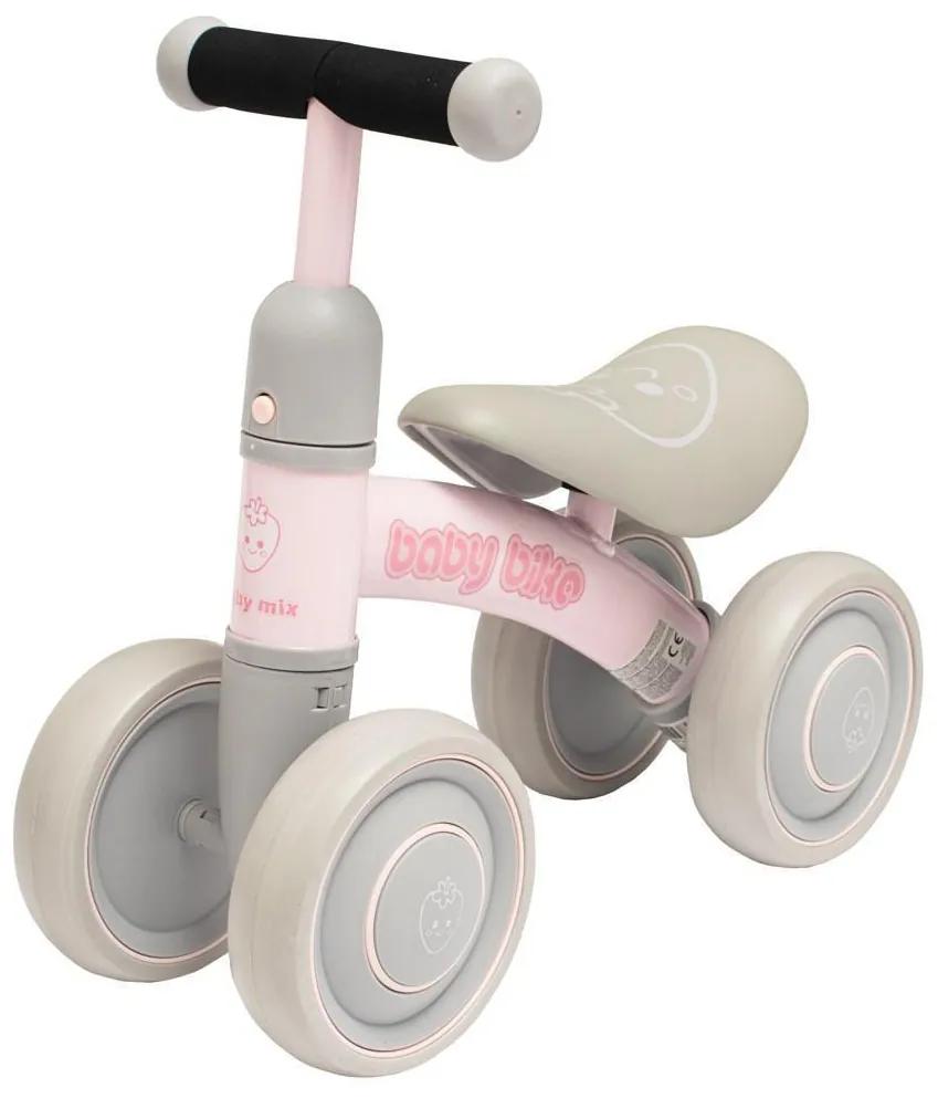BABY MIX Dětské odrážedlo Baby Mix Baby Bike Černobílé football