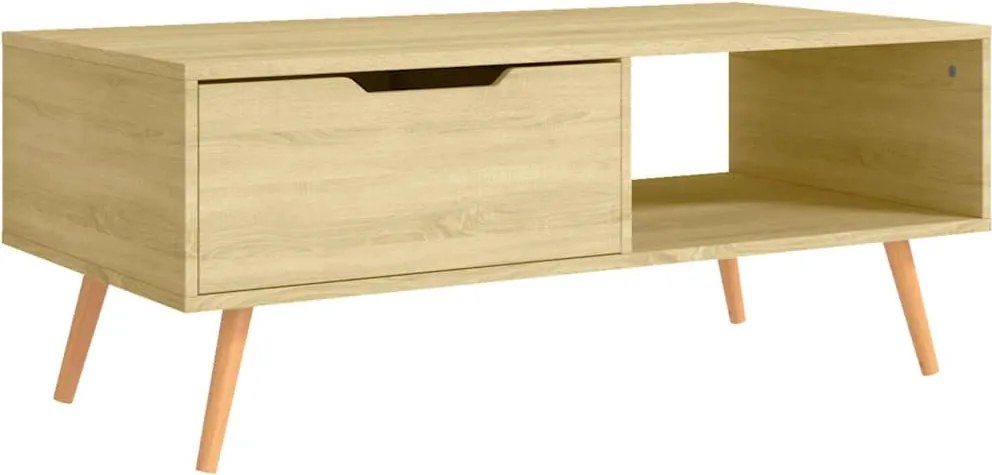 Konferenční stolek dub sonoma 100x49,5x43 cm kompozitní dřevo 326789