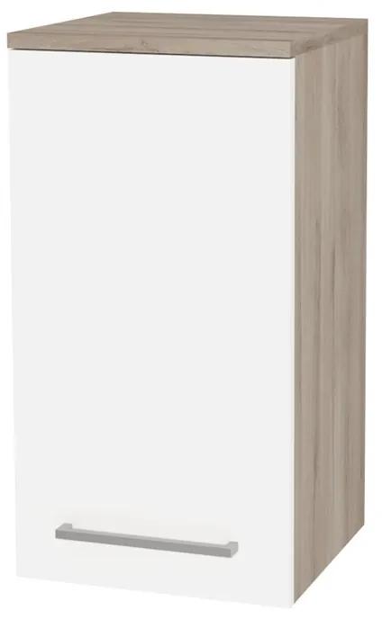 Mereo Bino koupelnová skříňka horní 63 cm, levá, Multidecor, Dub Kronberg světlý CN695DKRS