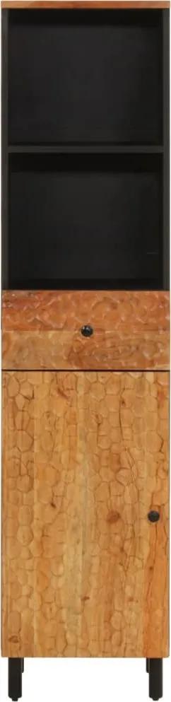 vidaXL Koupelnová skříňka 38 x 33 x 160 cm masivní mangovník [356877] Barva: Hnědá