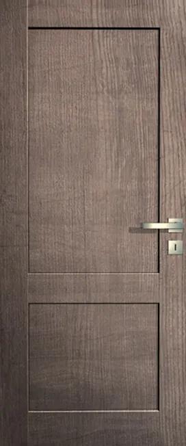 posuvné interiérové dveře do pouzdra LISBONA plné, model 1 Průchozí rozměr: 70 x 197 cm, Orientace dveří: Levé dveře, Dekor: Dub přírodní