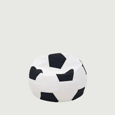 Sedací vak SPORT L černo-bílý