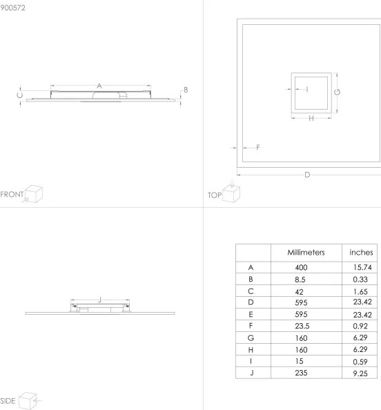 Eglo 900572 - LED RGBW Stmívatelné stropní svítidlo BORDONARA LED/36W/230V + DO