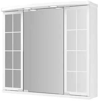 Jokey Binz Led Zrcadlová skříňka - bílá š. 67,5 cm, v. 60 cm, hl.22/14 cm, 111913720-0110