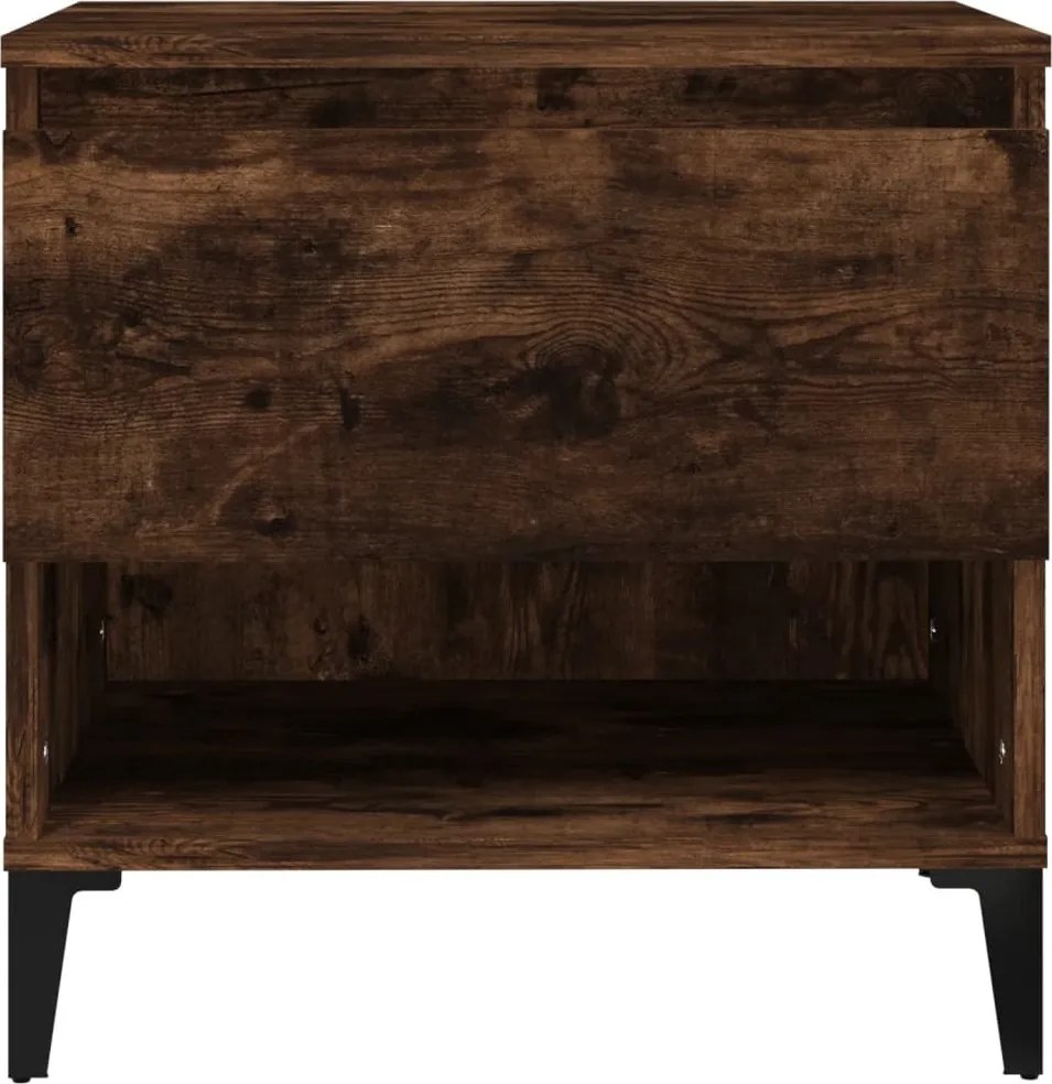vidaXL Odkládací stolky 2 ks 50 x 46 x 50 cm kompozitní dřevo [819559] Barva: hnědý dub