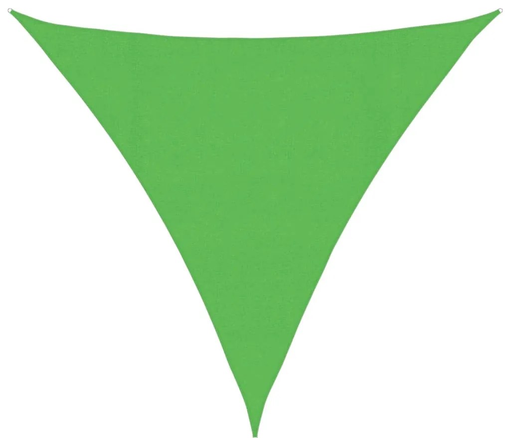 Stínící plachta 160 g/m² světle zelená 4,5 x 4,5 x 4,5 m HDPE 311315