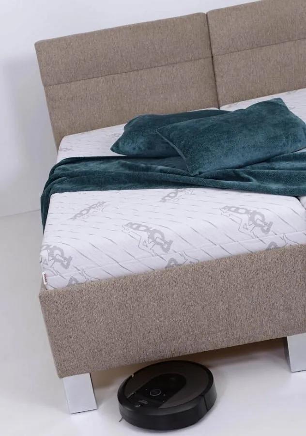 Pohoda Čalouněná postel FABIO s úložným prostorem a volně loženou matrací | Látka: Solar 96,Šířka matrace: 160 cm