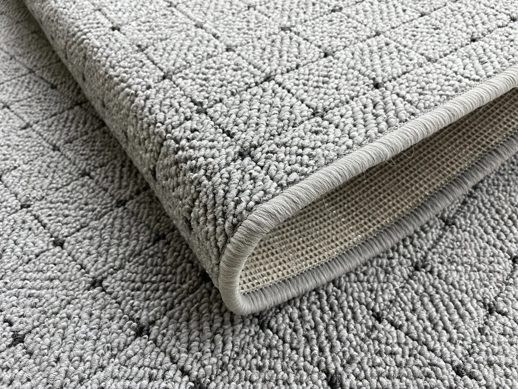 Vopi koberce Kusový koberec Udinese šedý - 80x120 cm