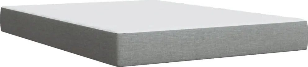 vidaXL Box spring postel s matrací 140x200 cm textil [3285137] Barva: krémová