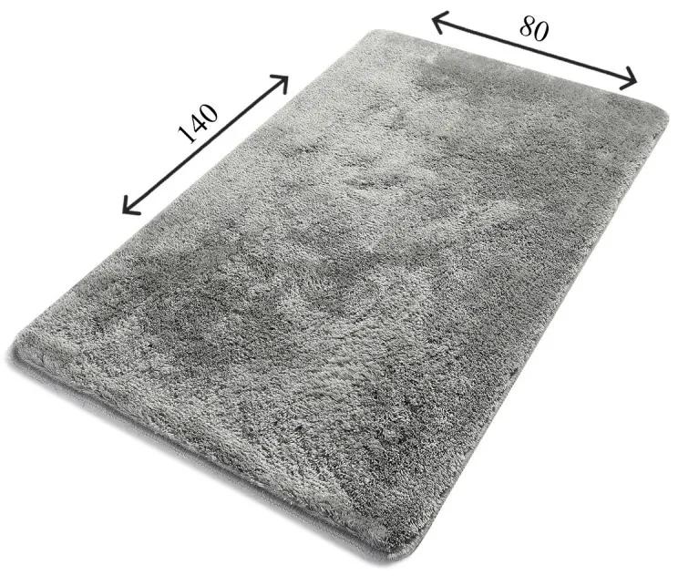 Koupelnový kobereček TAMARA 80x140 cm světle šedý