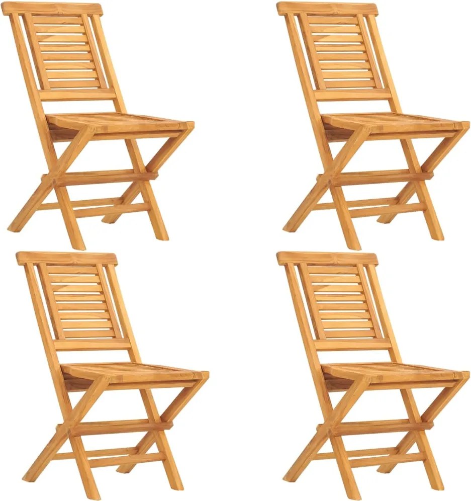 5dílný zahradní jídelní set masivní teakové dřevo 3155025