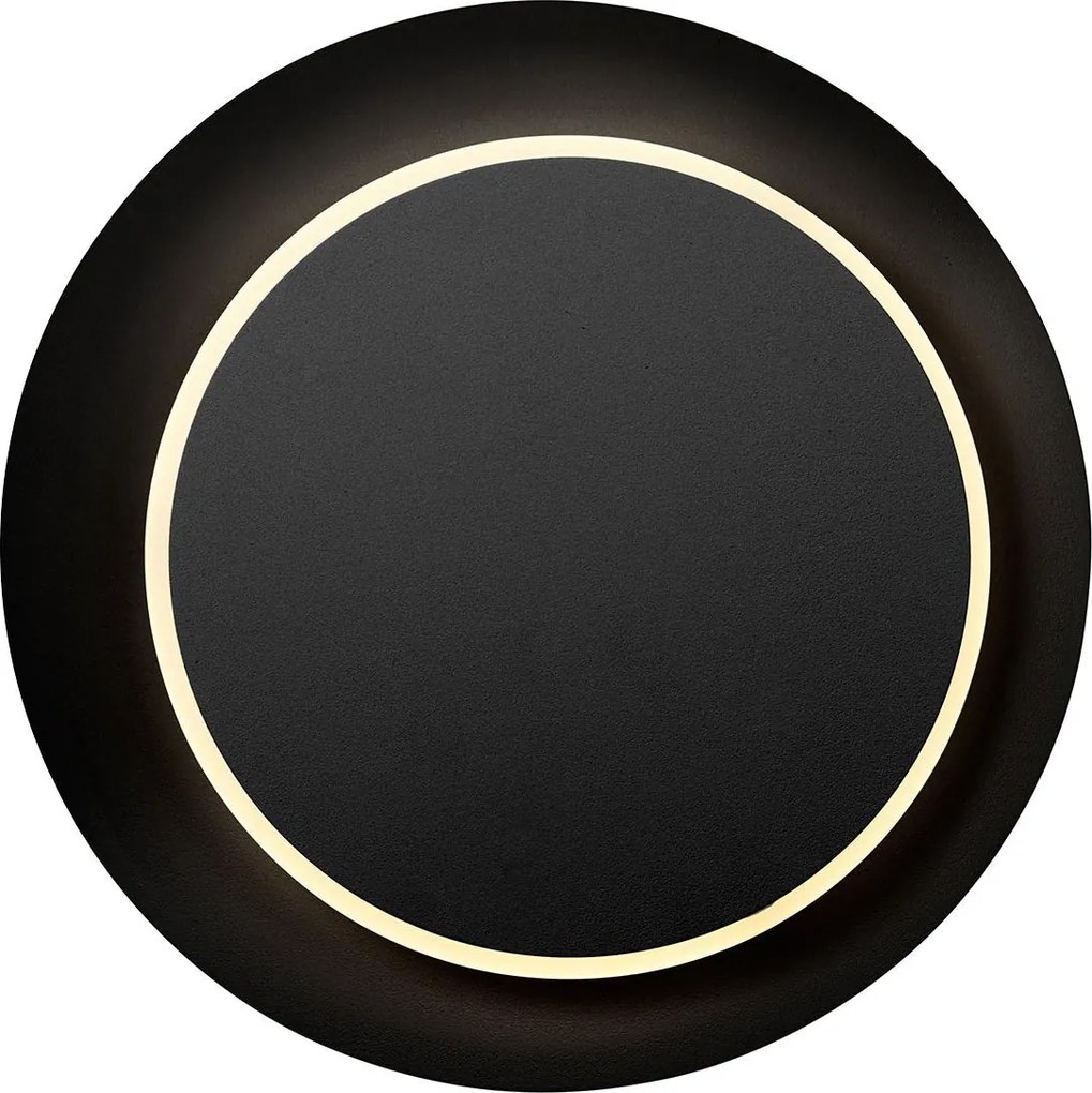 Toolight Toolight, nástěnné LED svítidlo 20cm, 10W, 3000K, LHJ082-W, černá, OSW-60040