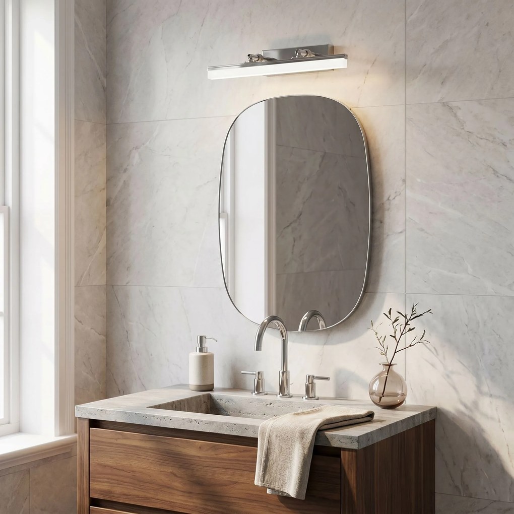 Toolight Rea, Koupelnové nástěnné LED svítidlo APP1869-1W 40cm CHROME, OSW-66025