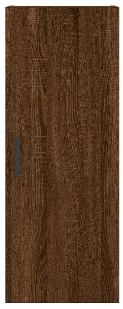 Skříň highboard hnědý dub 34,5 x 34 x 180 cm kompozitní dřevo,  3198864
