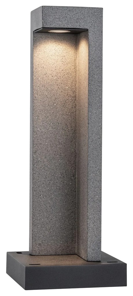 Paulmann 94501 Concrea, betonové venkovní sloupkové svítidlo LED 6,8W 3 000K, výška 45cm, IP65