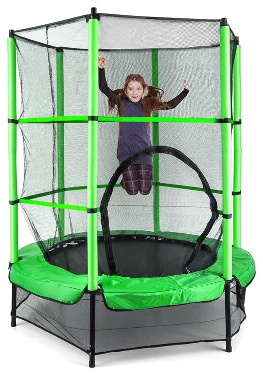 Rocketkid, trampolína, Ø140cm, bezpečnostní síť, bungee závěs, od 3 let