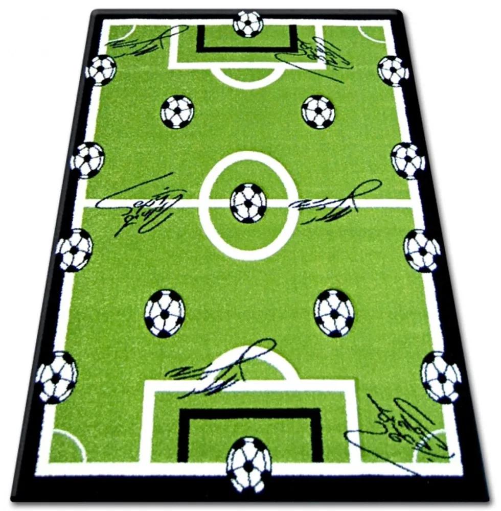 Dětský kusový koberec Fotbalové hřiště zelený 2 180x270cm