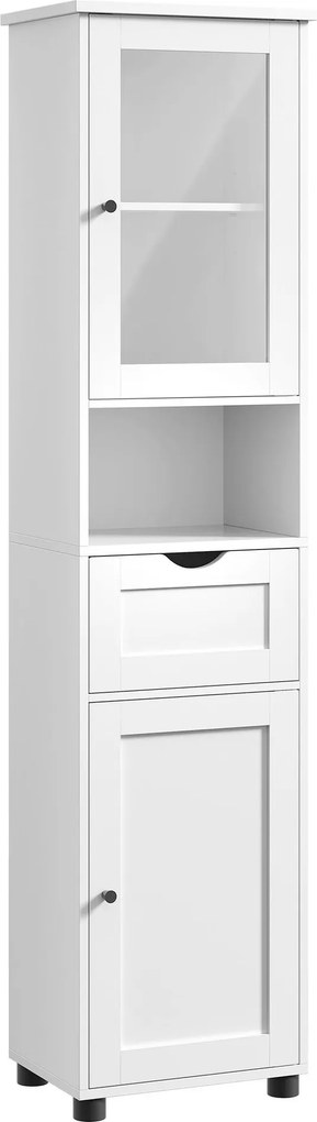 XXXLutz VYSOKÁ SKŘÍŇ, bílá, bílá, 40/165/30 cm MID.YOU - Online Only koupelnové skříňky - 002543041702