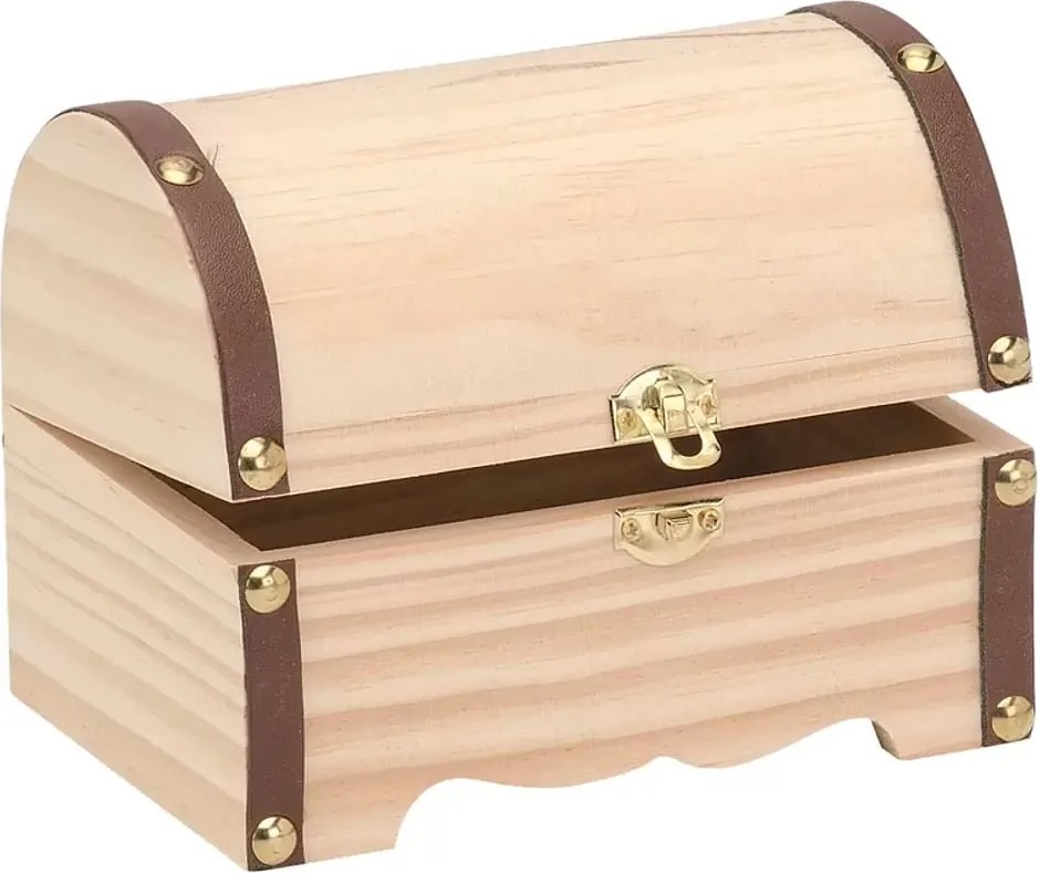 Dřevěný box truhla, 100 × 100 × 150 mm