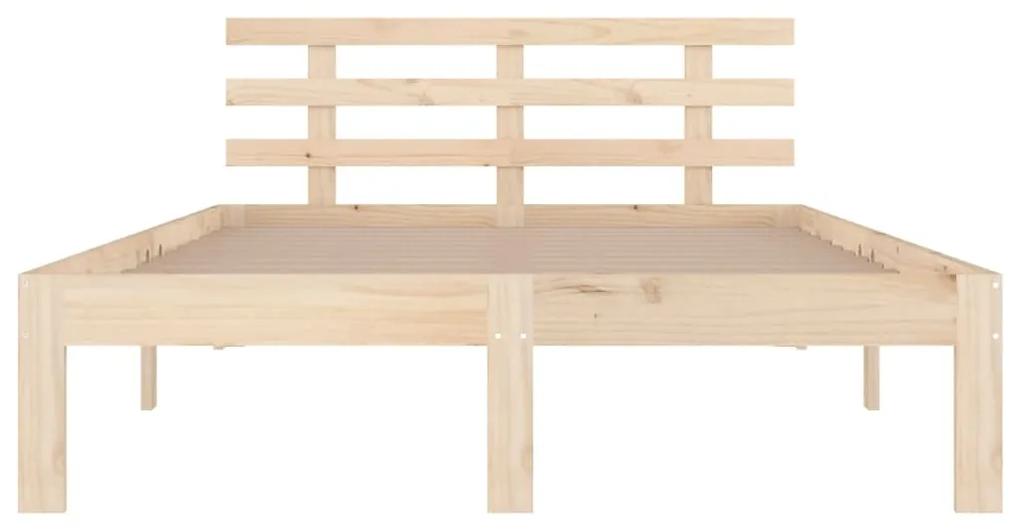 Rám postele masivní dřevo 120 x 190 cm Small Double - Default Title