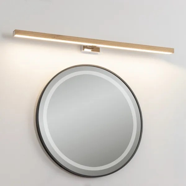 Brilagi-LED Koupelnové osvětlení zrcadla WOODY MIRROR LED/15W/230V IP44 dub/chro