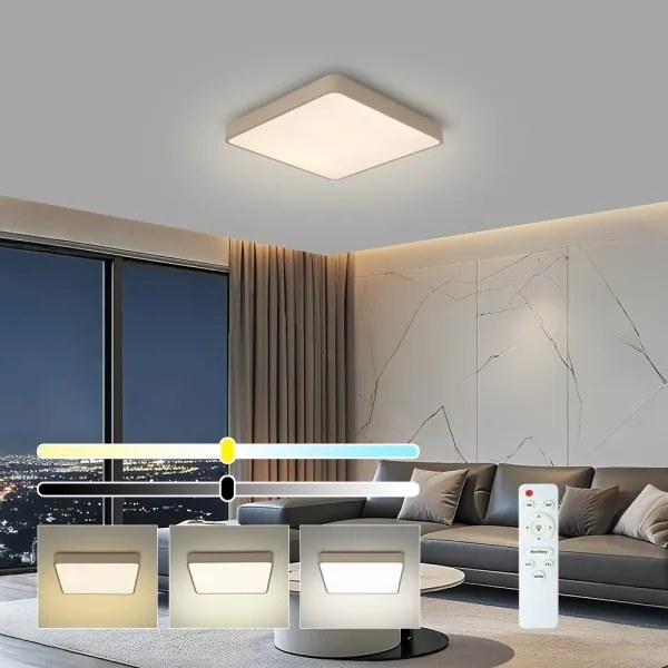 BRILAGI -LED Stm str. sv. POOL SQUARE LED/36W/230V 3000-6000K 40x40 cm béžová+DO